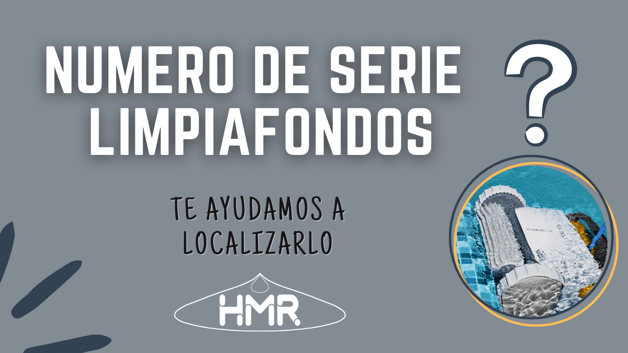 How to find the serial number of the pool cleaner? - Hydromar