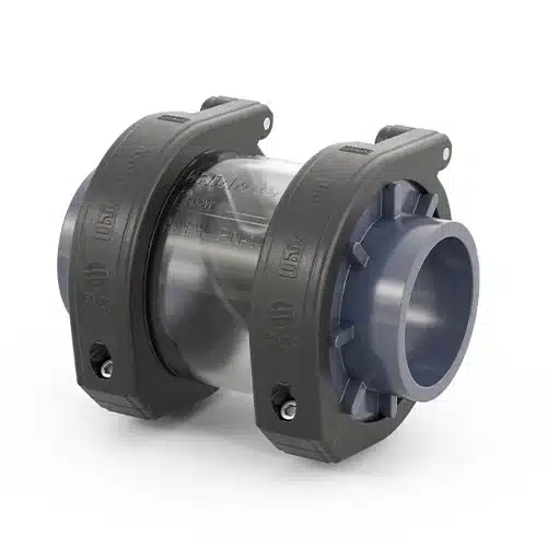 PVC check valve with viewer - Hidromar