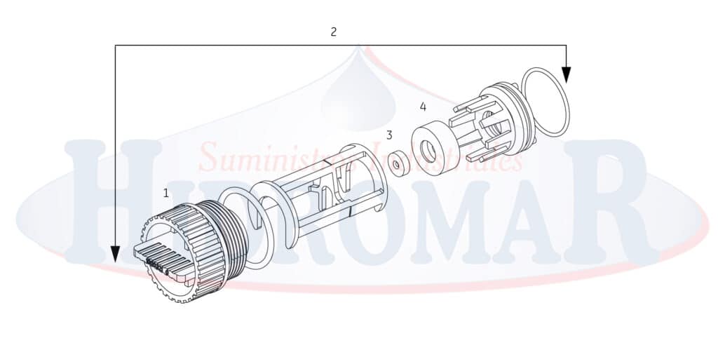 Exploded View Magnum Valve - Transmission Assembly - Hidromar